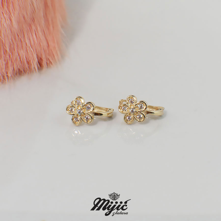 Zlatara Mijić Beograd - Nakit za decu - Minđuše za devojčice - Zlatne ...